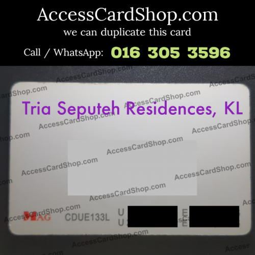 Tria Seputeh Residences at KL Kuala Lumpur Access Card – Access Card Shop