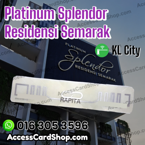 Platinum Splendor Residensi Semarak at Kuala Lumpur Access Card ...